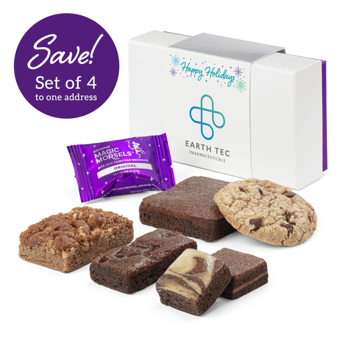 FOUR BOX SET Custom Holiday Favor Sampler