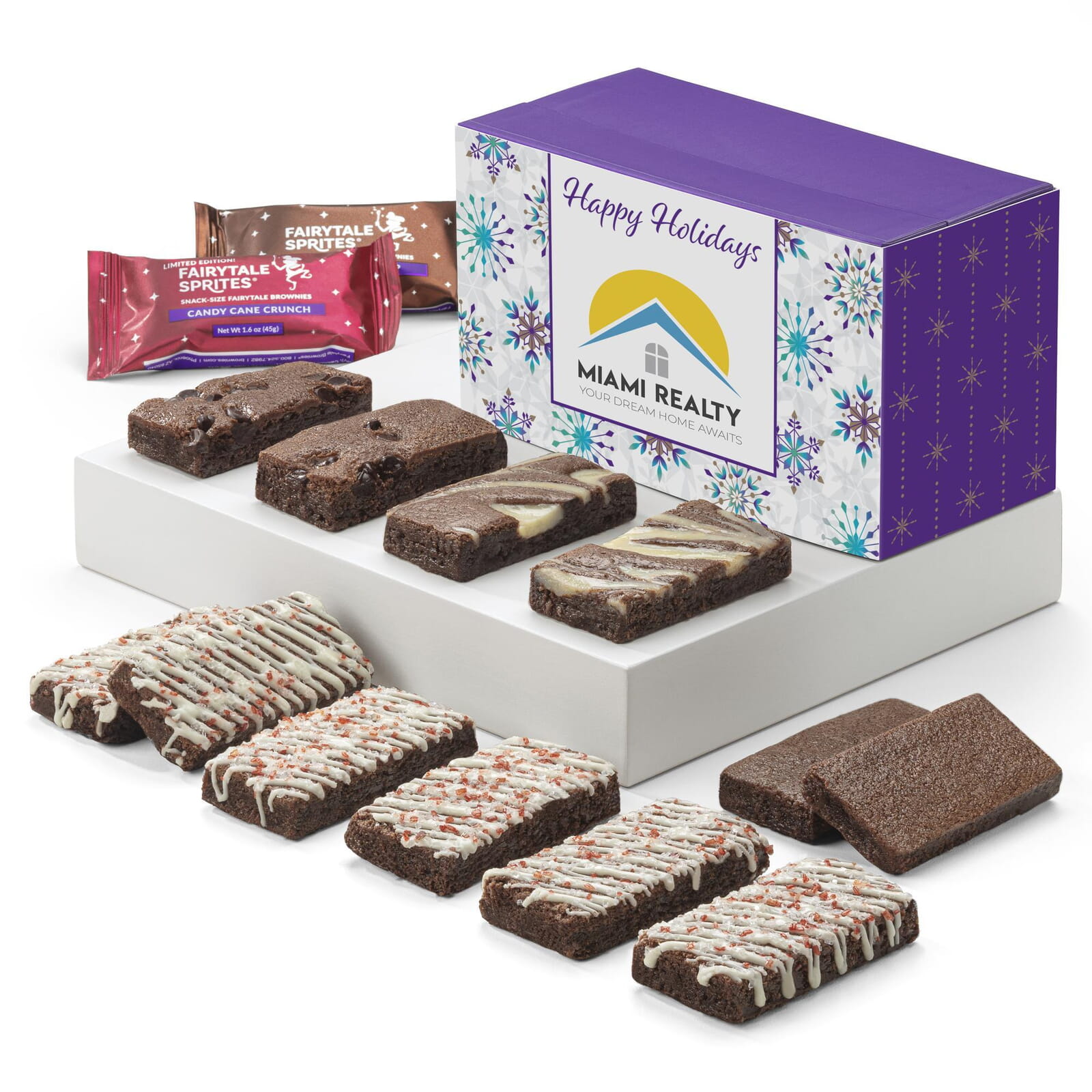 Custom Holiday Candy Cane Assorted Sprite Dozen